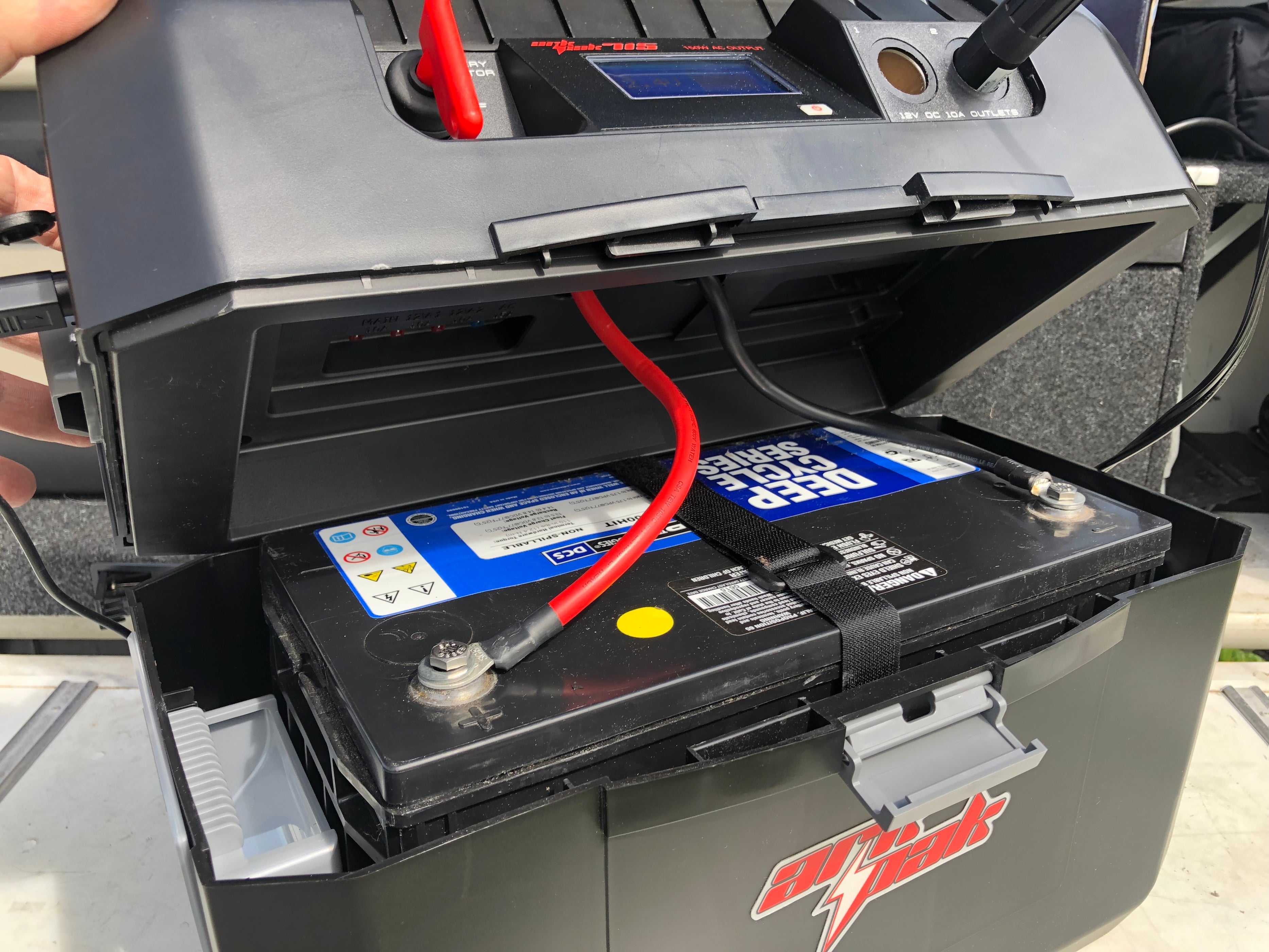 ArkPak 715 Portable Battery Box — Bushranger Trailer Gear