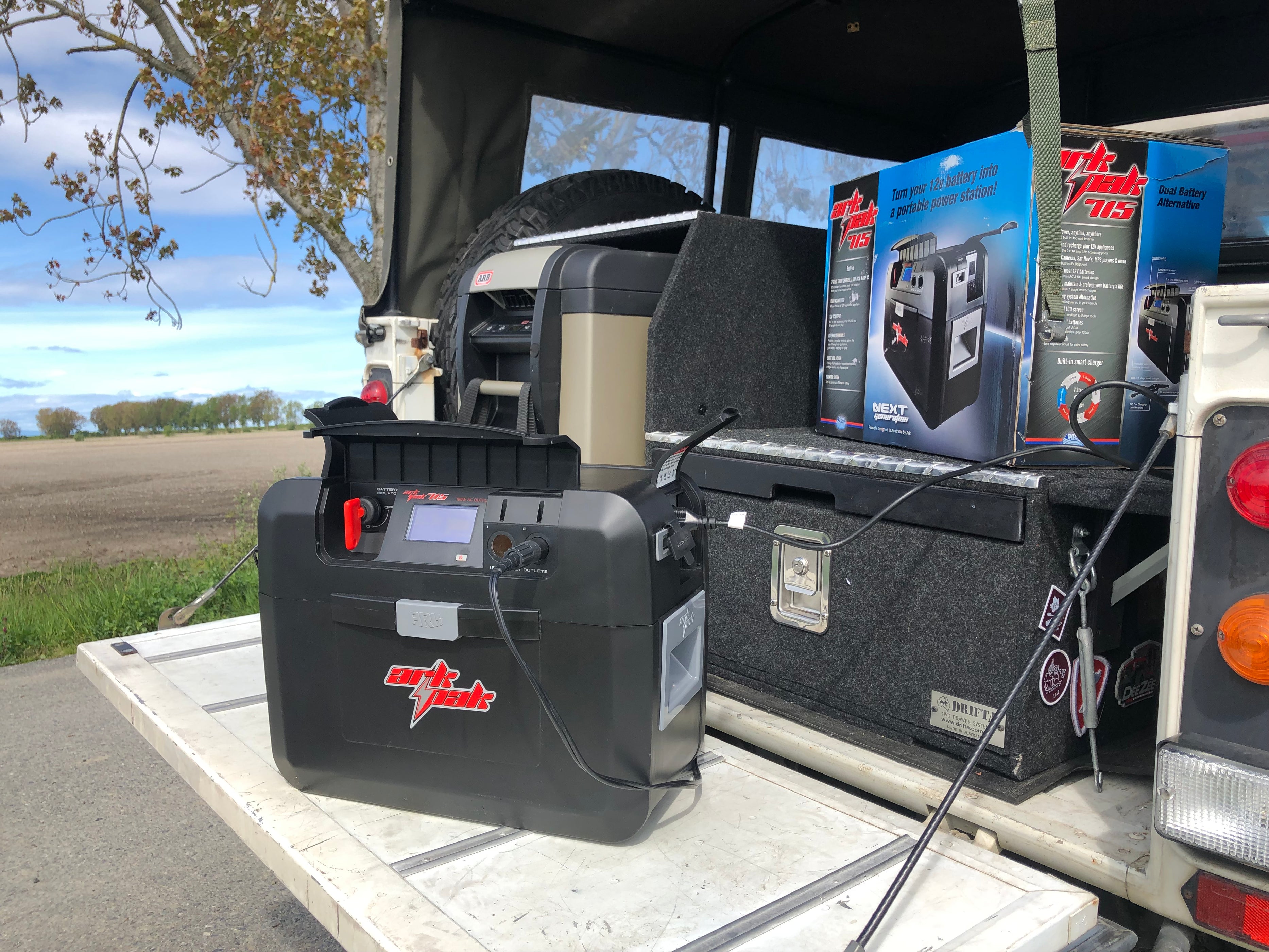 ArkPak 715 Portable Battery Box — Bushranger Trailer Gear